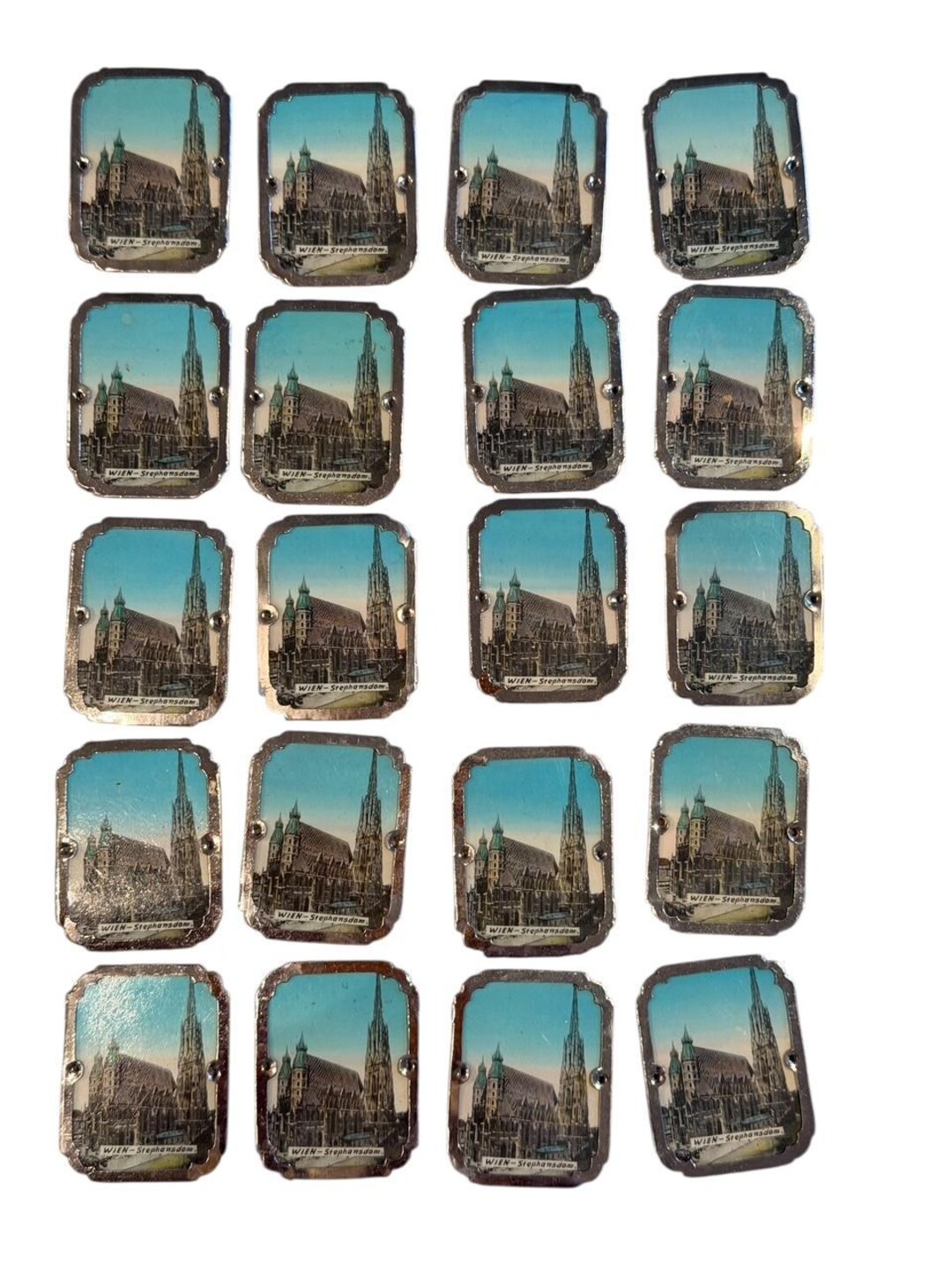 20 Stock Nagel Badges Metal Pins for German Hiking Stick Cane Alpine ...