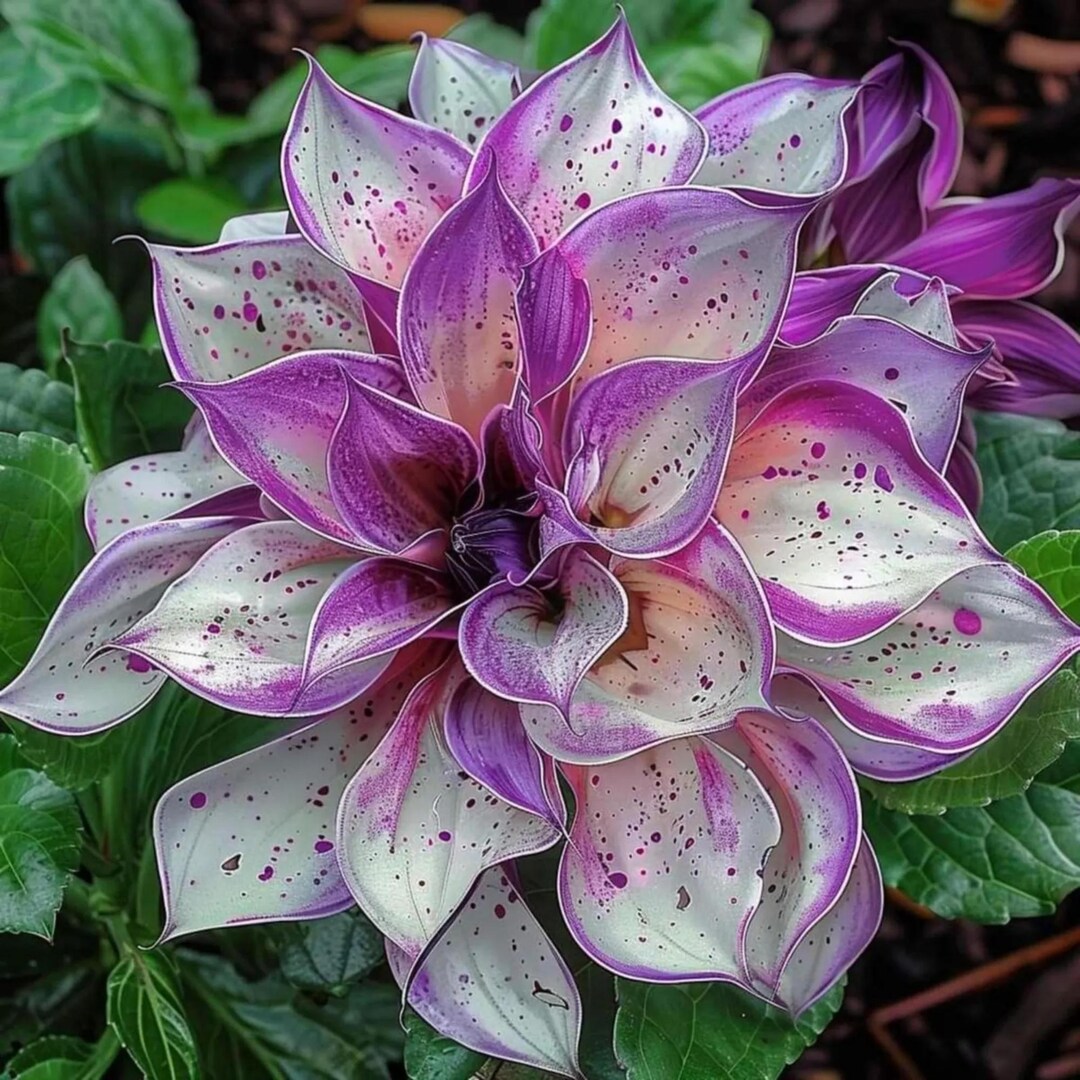 Pink White Hosta Seeds Perennial Shade Garden Ornamental Foliage Flower ...
