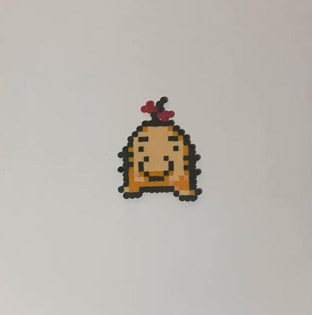 Handmade Mr. Saturn Perler Bead Art - Etsy