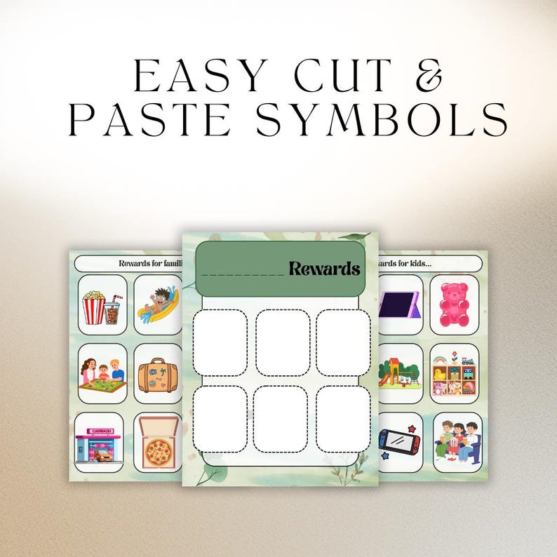 Rewards Charts and Symbols - Etsy