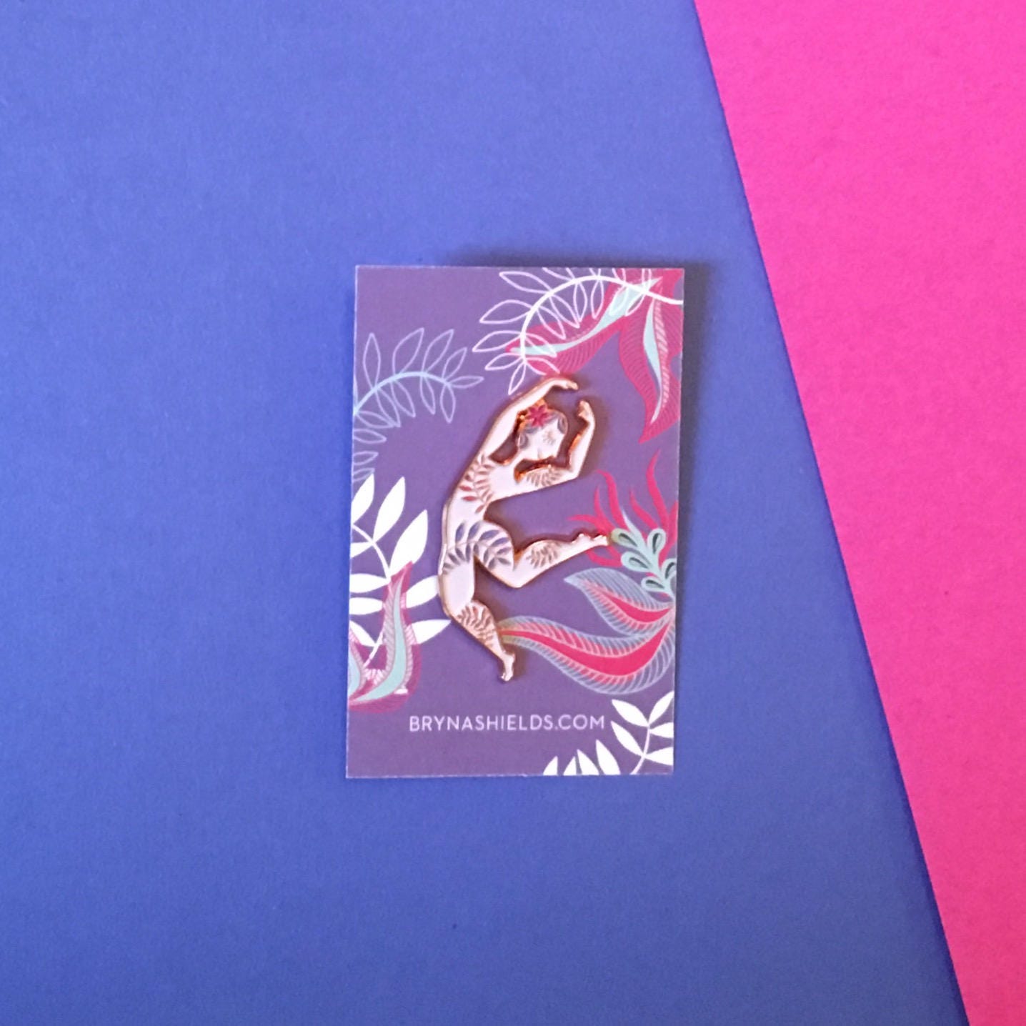 Tiny Dancer Soft Enamel Lapel Pin Figural Dancing Woman Plant Lady - Etsy