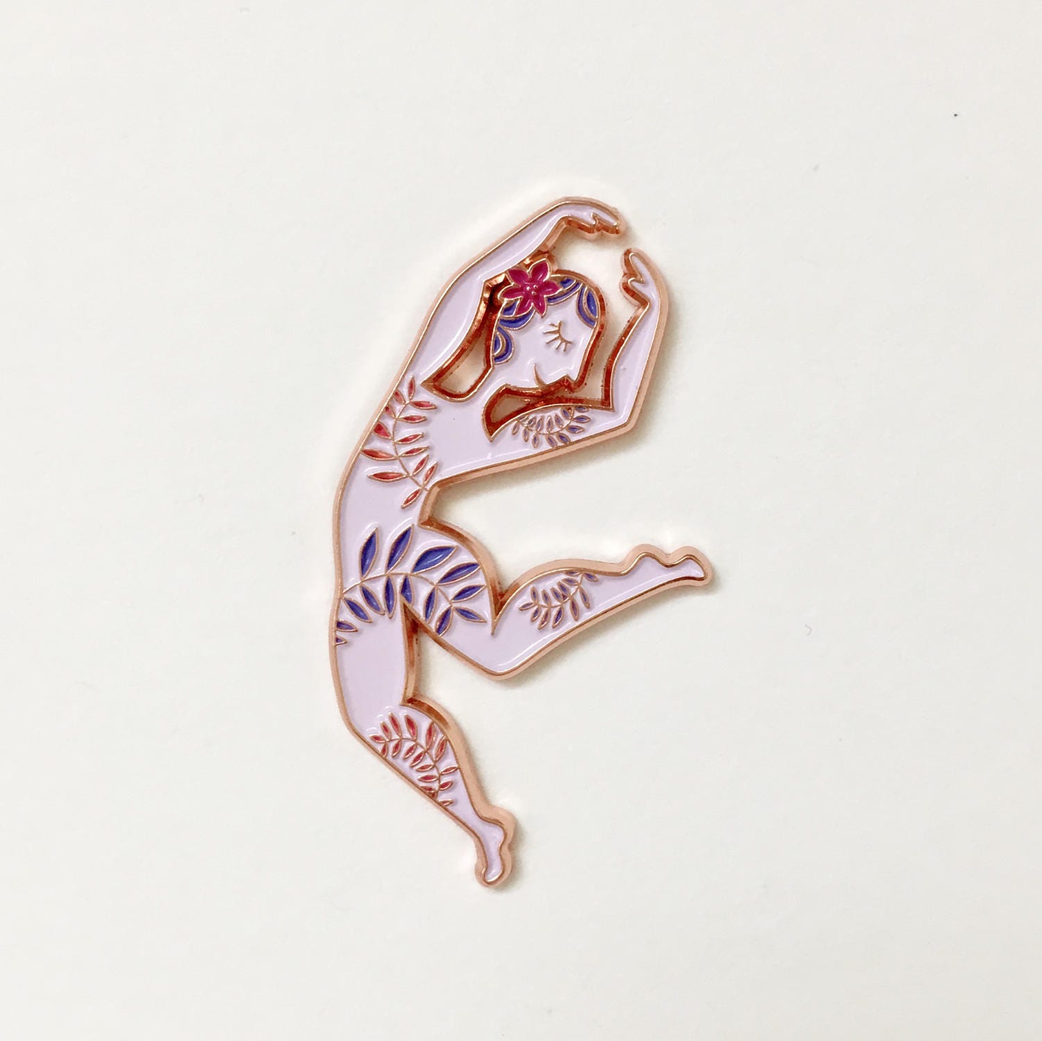 Tiny Dancer Soft Enamel Lapel Pin Figural Dancing Woman Plant Lady - Etsy