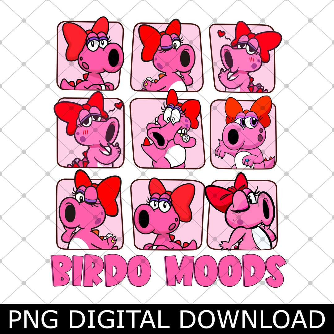 Niedlicher Birdo Stimmungen Png, Super Mario Birdo Png, Birdo Mario ...