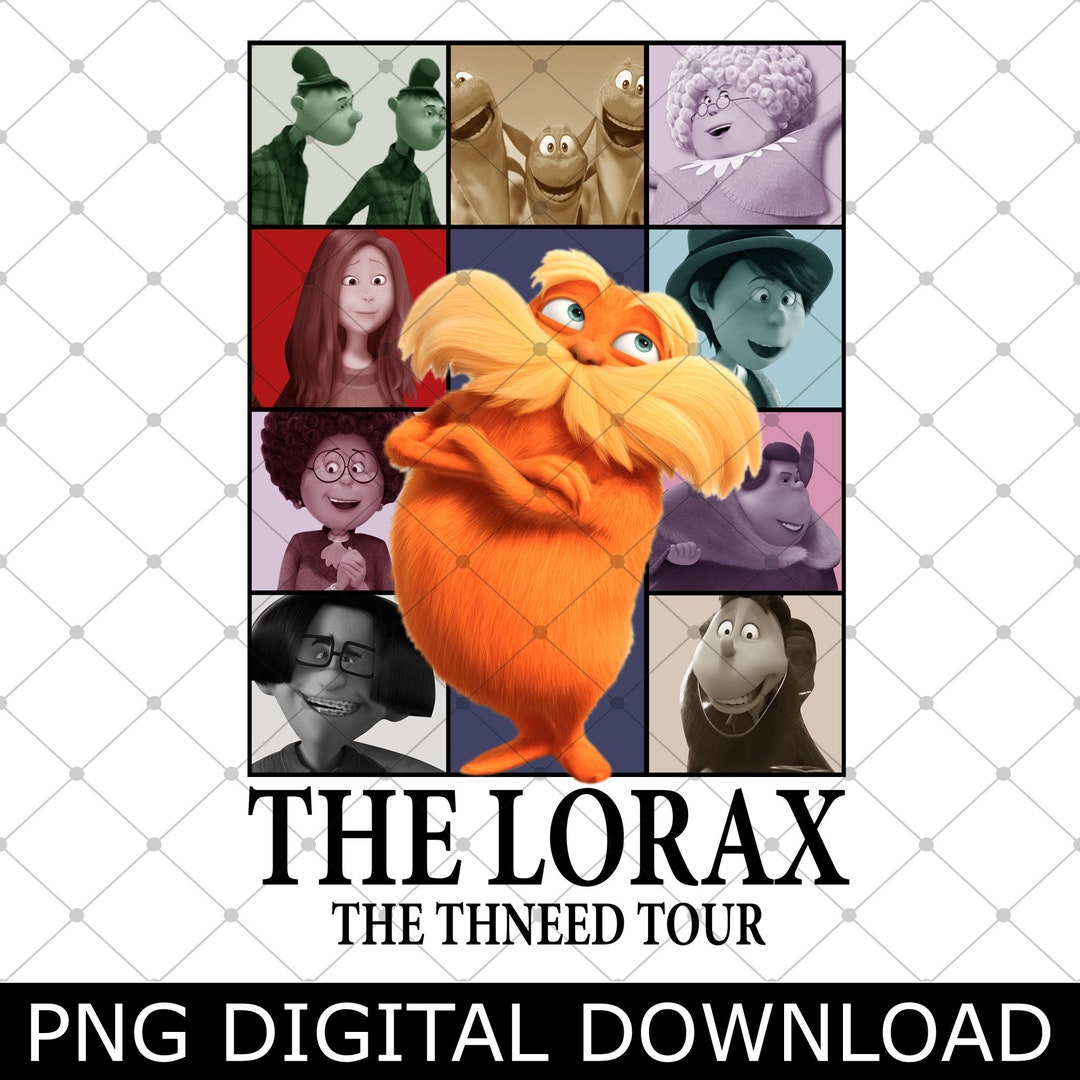 Lorax the Thneed Tour Png, Lorax Movie Png, the Lorax Characters Png ...