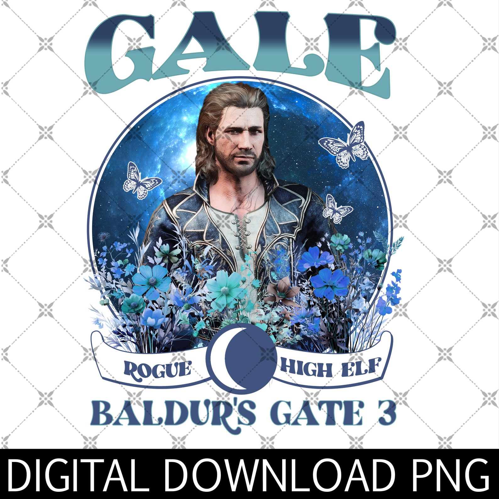 Retro Gale Bulders Png, Gale BG3 Png, Gale Baldurs Gate Png, Astarion ...