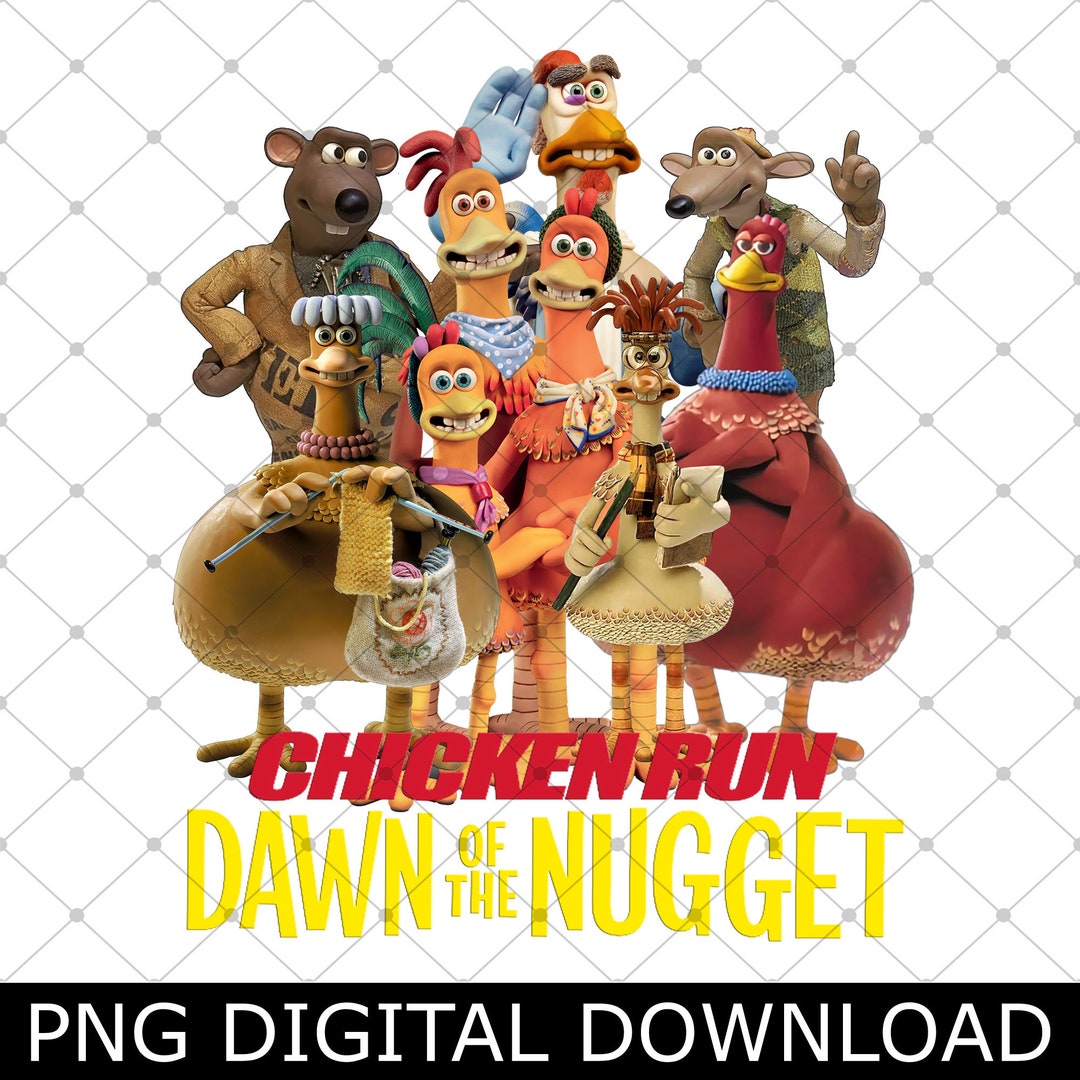 Chicken Run Dawn Nugget Vintage Png, Chicken Run Movie Png, Chicken Run Ginger Png - Etsy