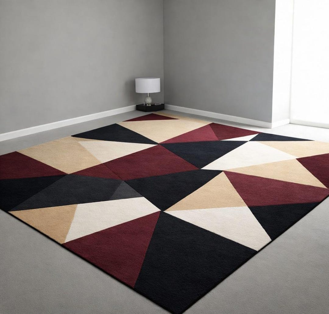 Modern Triangle Pattern Carpet for Living Room & Bedroom .....by DUA ...