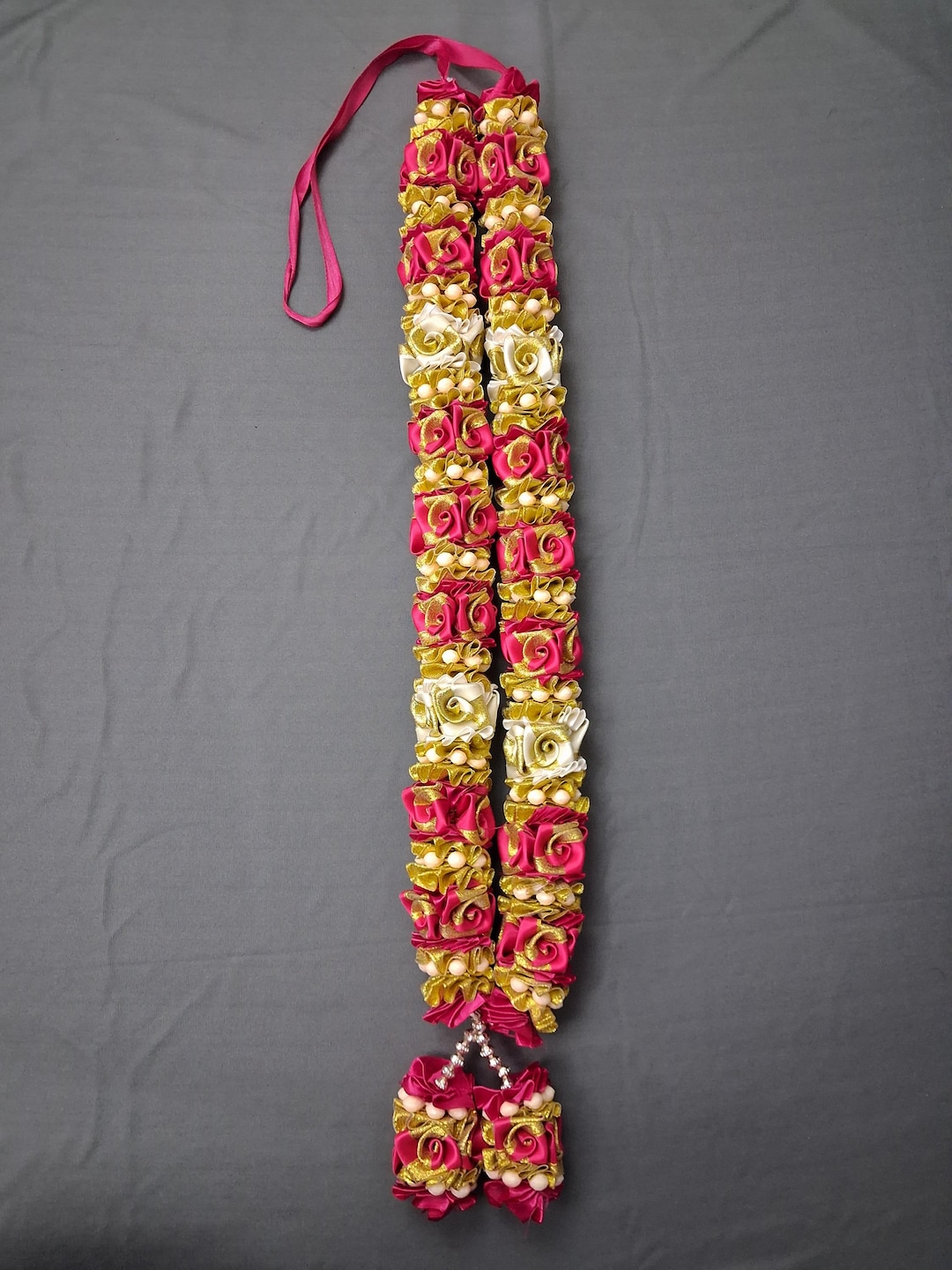 Handmade Indian Wedding Haar Mala | Pooja Garland, Sacred Decor - Etsy
