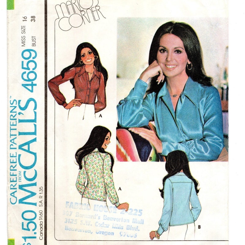 Marlo Thomas Pattern - Etsy
