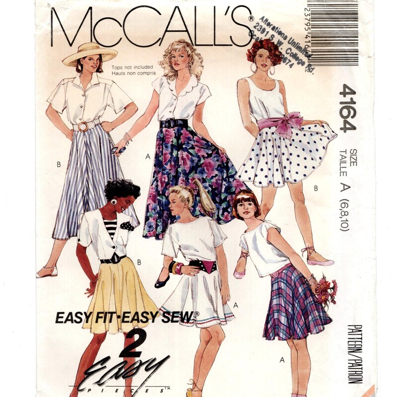 8 Gore Skirt Pattern - Etsy