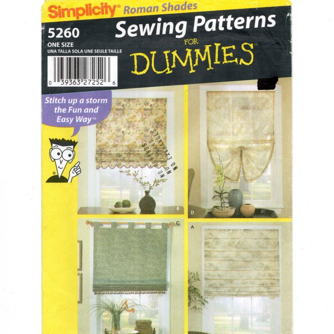 Basic Roman Shades From Start to Finish How to Sew Roman Shades, Uncut ...