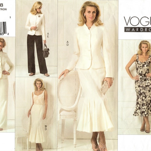 Vintage 1970s Miss Vogue 7892 Dress and Pants Sewing Pattern - Etsy