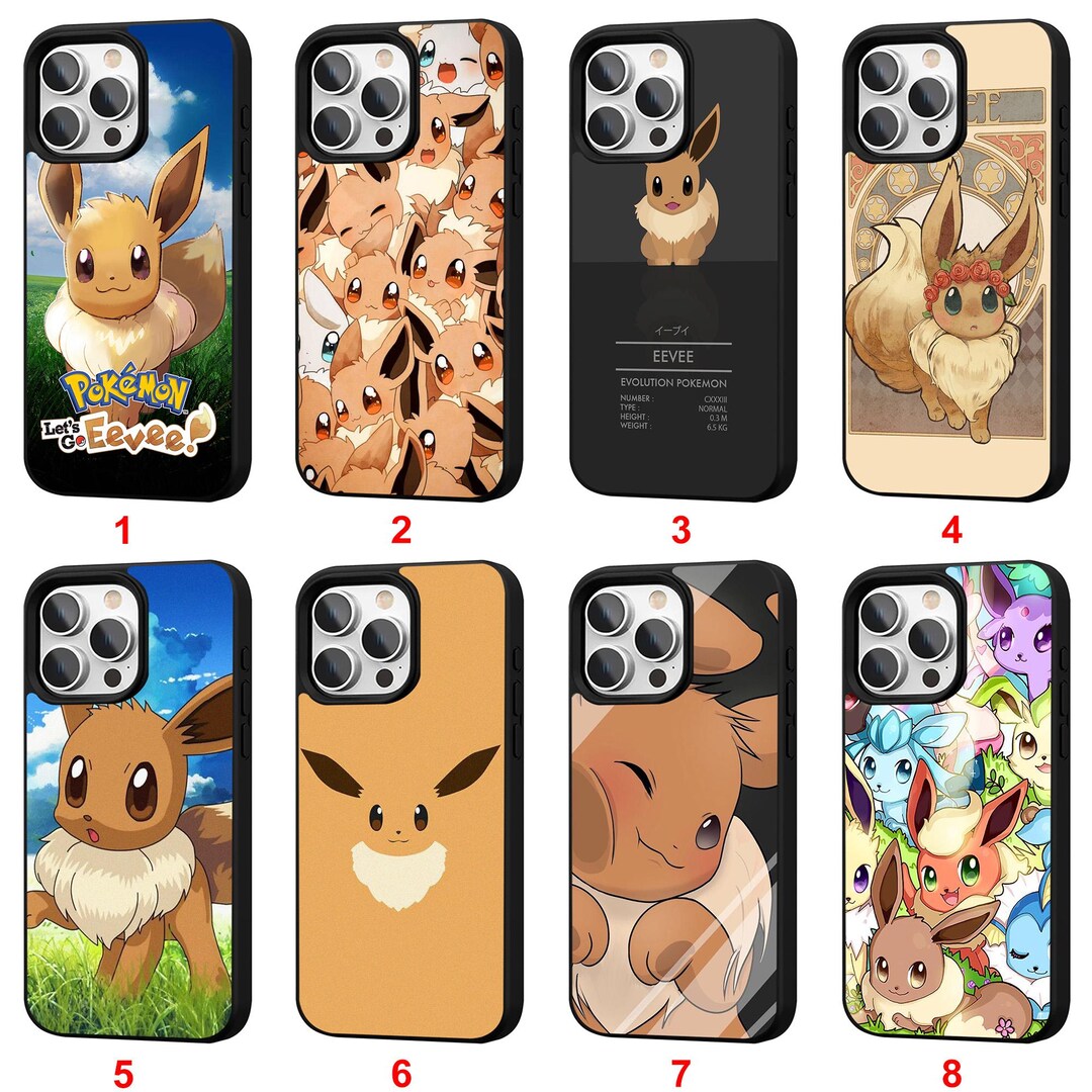 Eevee Monster iPhone Case for iPhone 11 12 13 14 15 16 17 Pro Max Plus ...