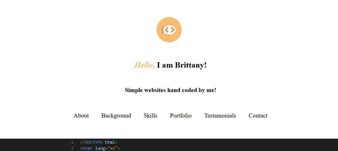 Simple One Page Portfolio Website Template - Etsy Australia