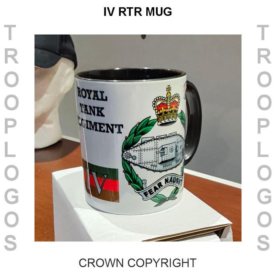 4 Royal Tank Regiment Mug, 4 RTR, Soldier Gift, Tankie Gift, Army Mug ...