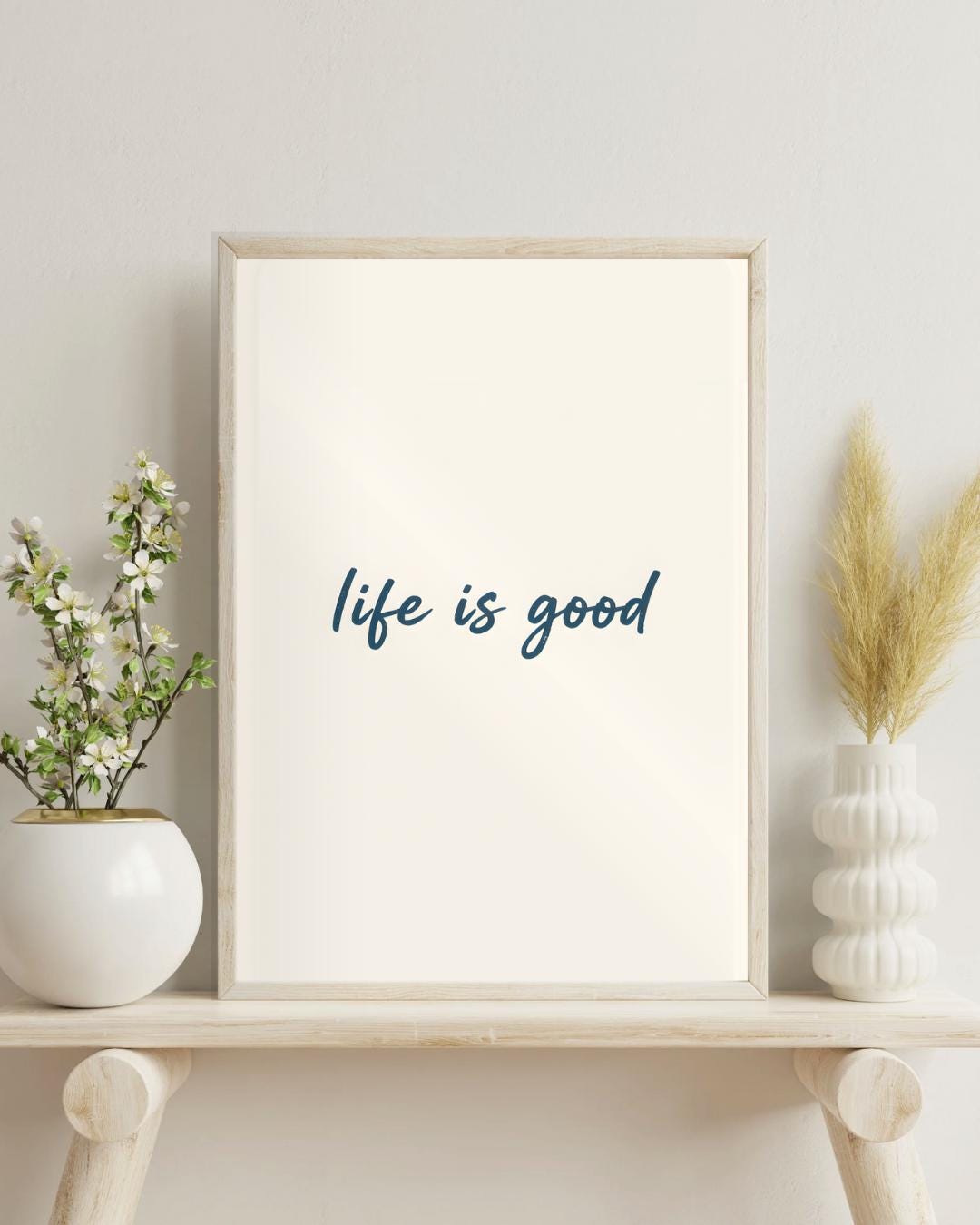 Daily Life Reminder Gratitude Poster - Digital Portrait Print - Etsy