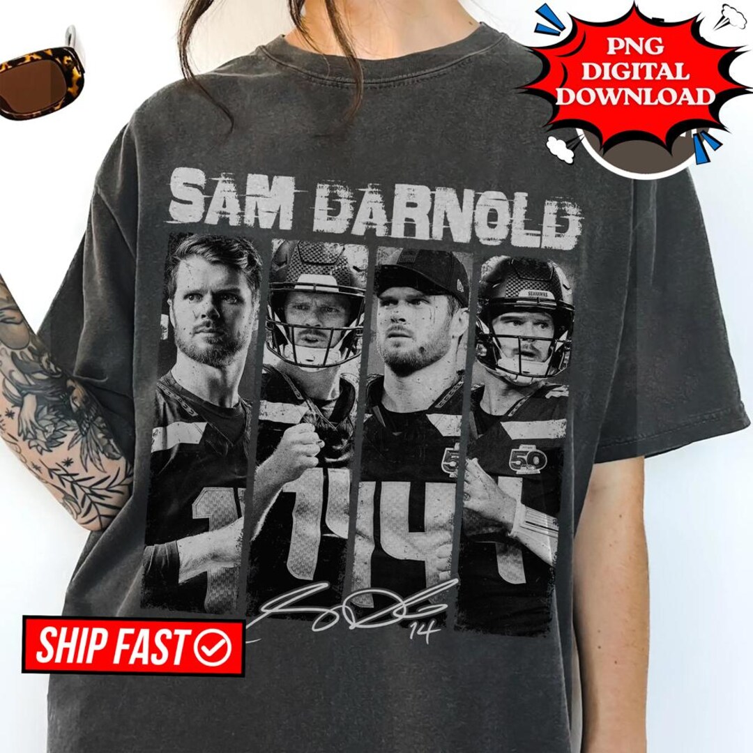 Sam Darnold Signature Football Fan Lovers Png Files, Sam Darnold 90s ...