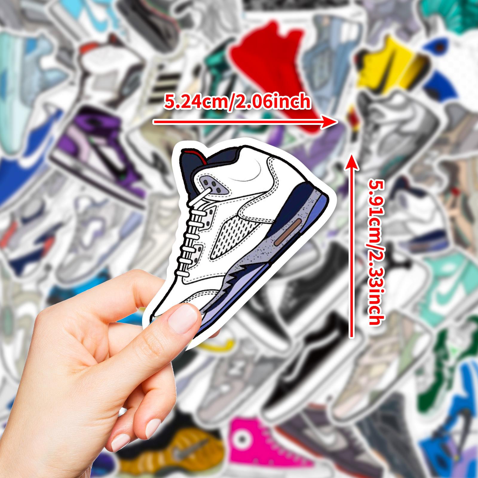 50PCS Sneaker Streetwear Sticker Pack, Sport Stickers, Shoe Stickers ...