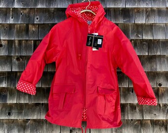 Polka Dot Rain Jacket - Etsy