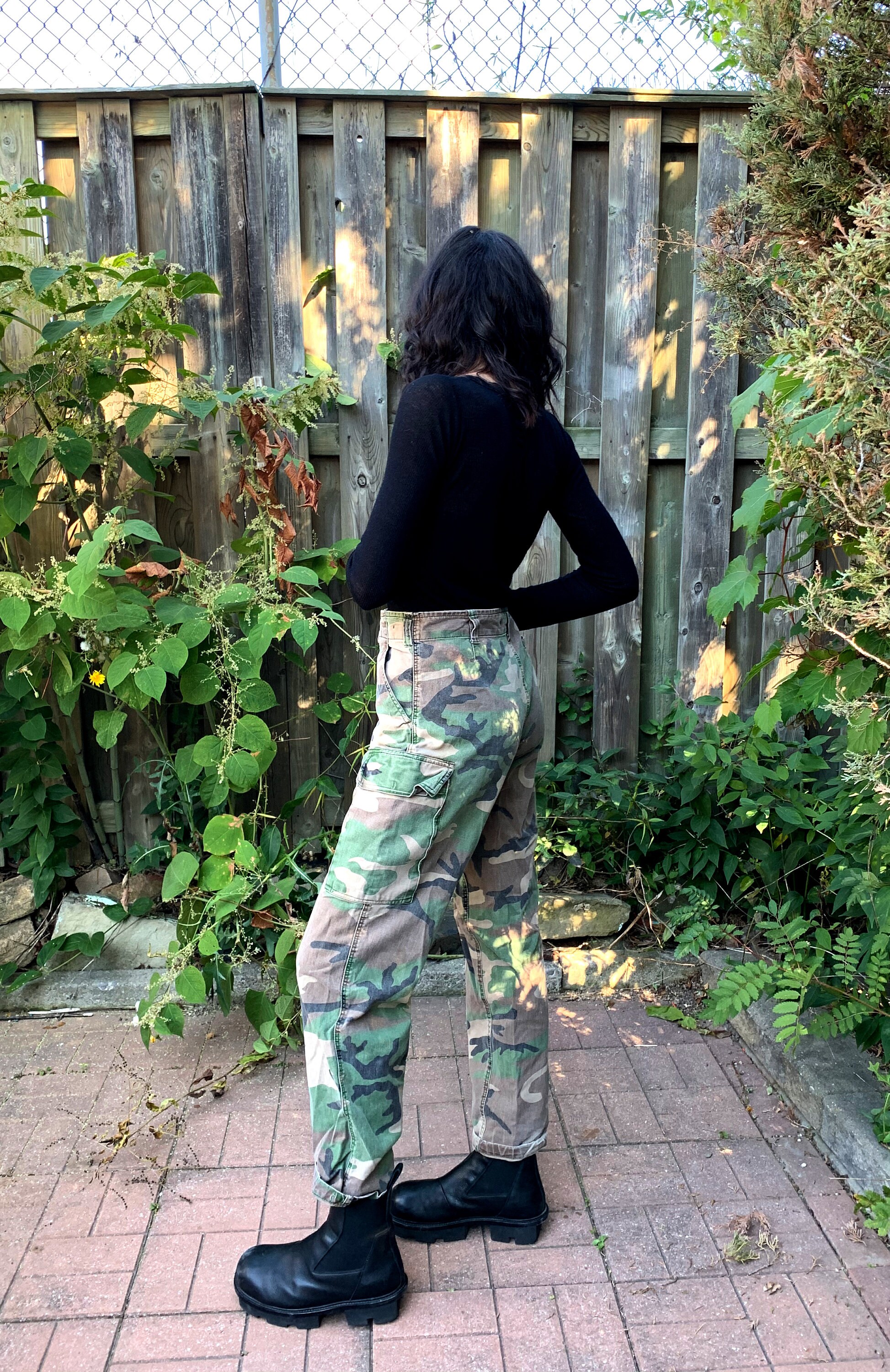 Vintage Camouflage Army Pants 1990s Military Cotton Olive Green Brown ...
