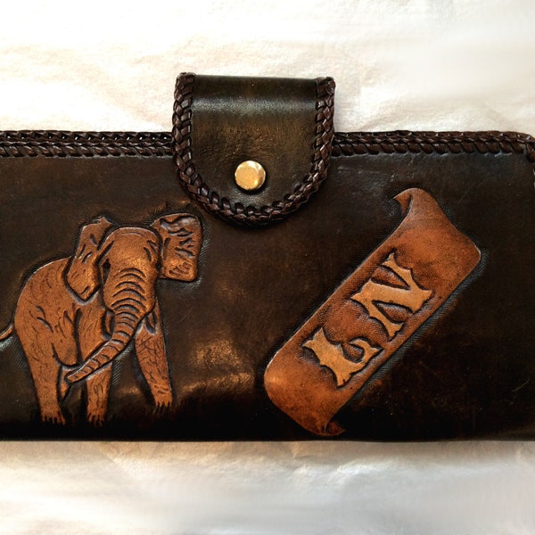 Elephant Wallet - Etsy