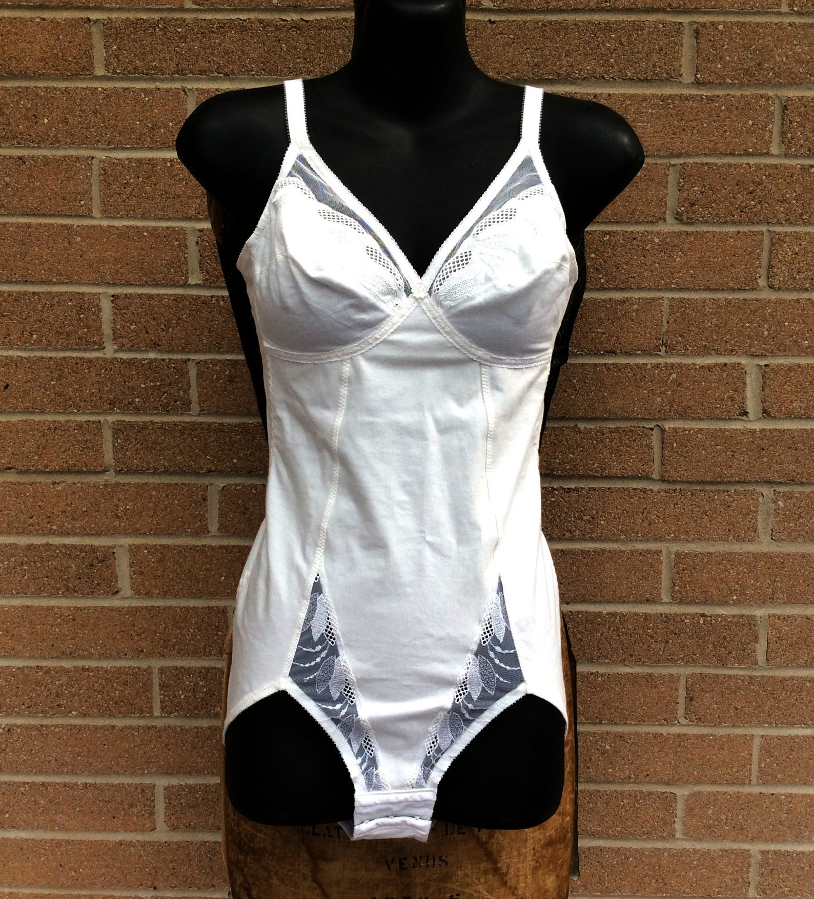 Vintage Playtex Corselette Girdle Bodysuit 34B Corset White | Etsy