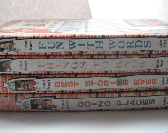 Richard Scarry Look and Learn Library First Edtion No Slipcase - Etsy