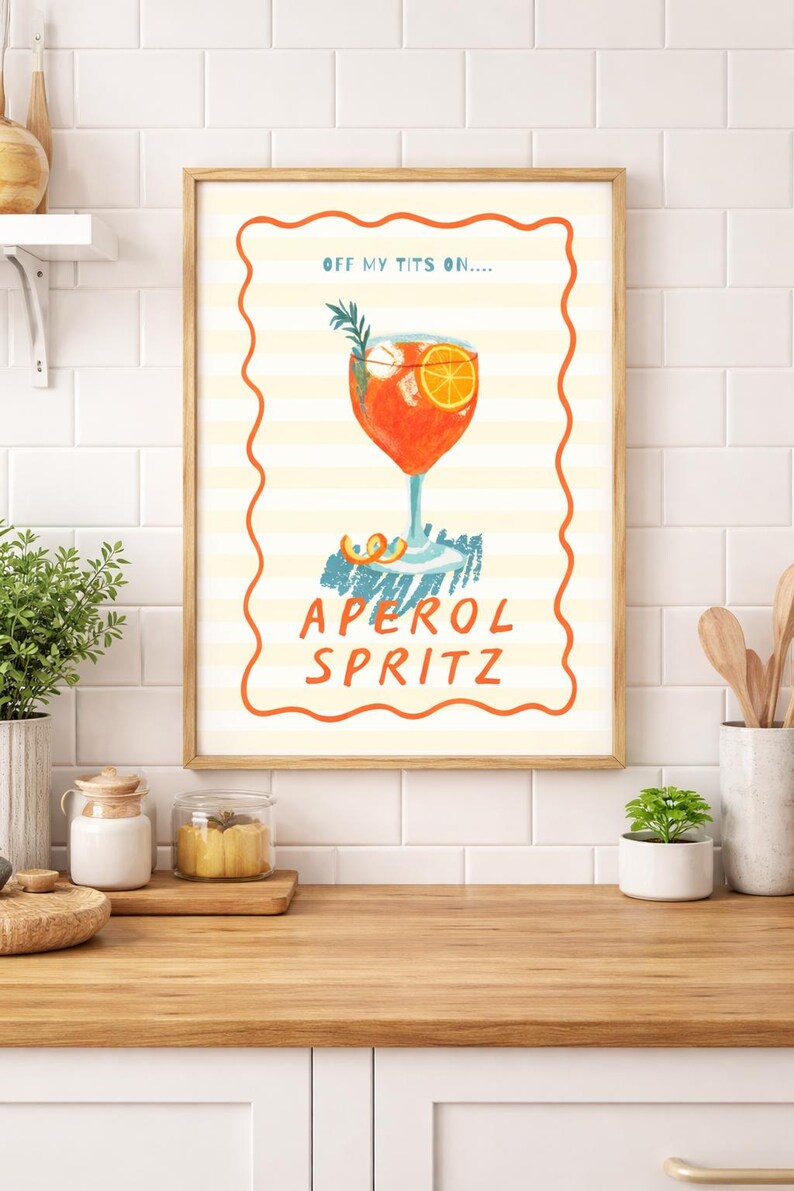 Aperol Spritz A4 Poster - Etsy