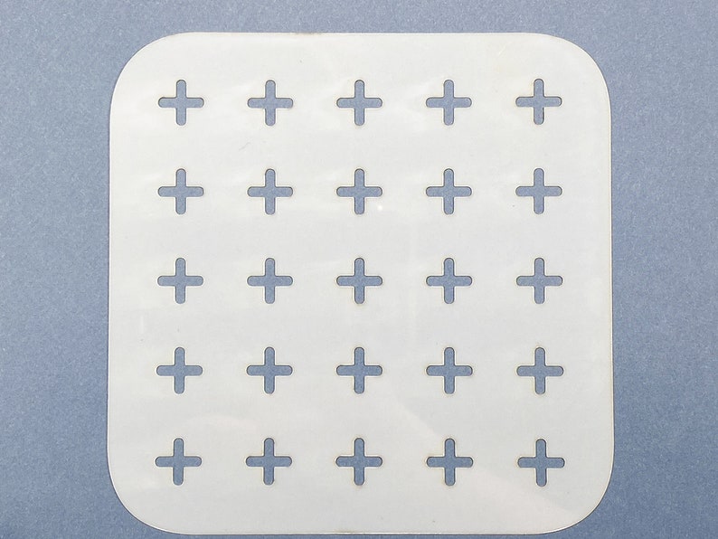Small Plus Signs Stencil - Etsy