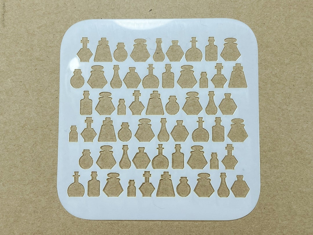 Potion Bottles Stencil - Etsy