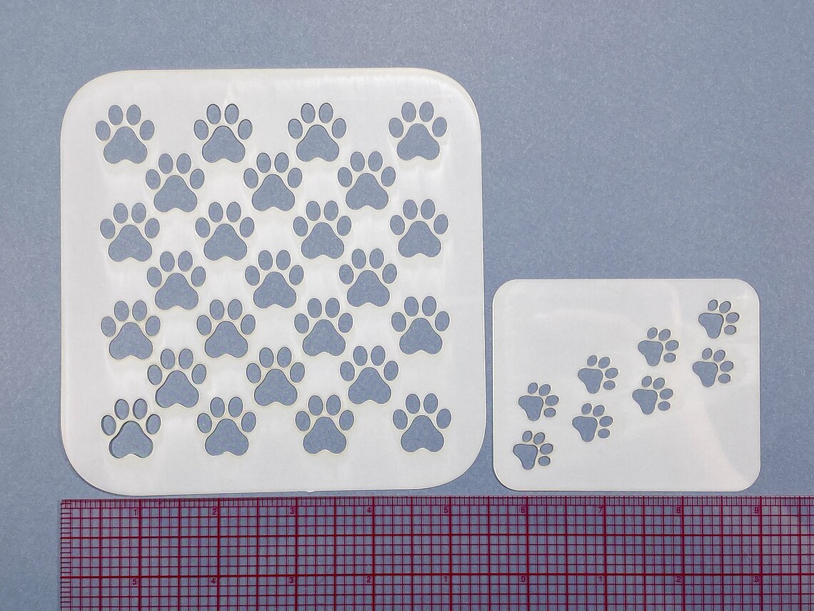 Small Square Grid Pattern Stencil - Etsy
