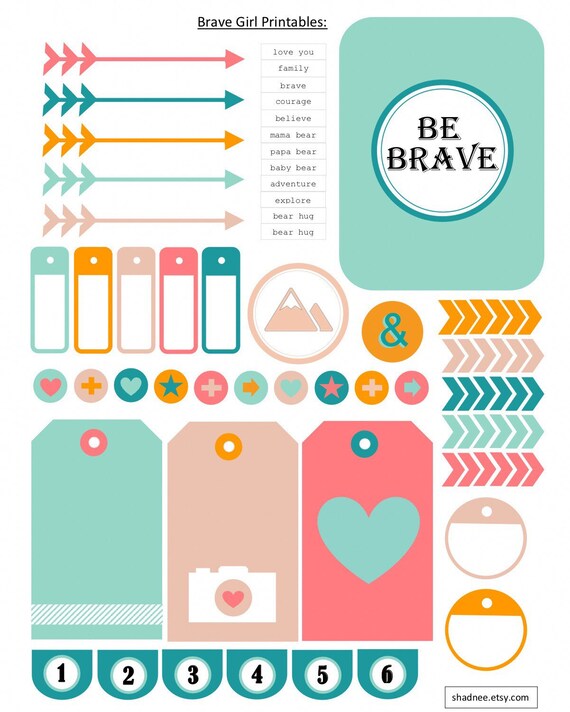 Free Scrapbook Printable Embellishments