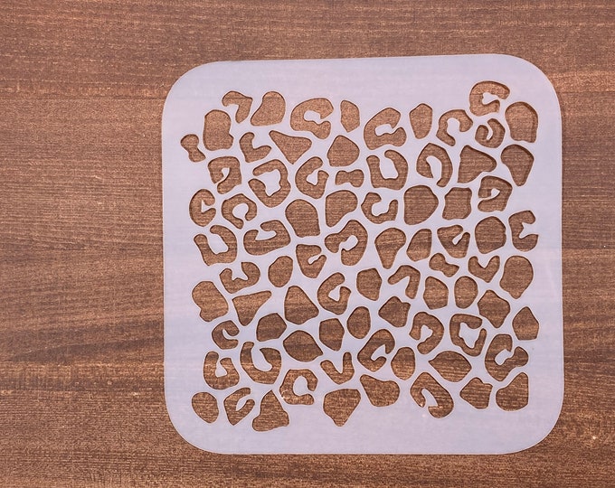 Leopard Print Schablone - Etsy Österreich