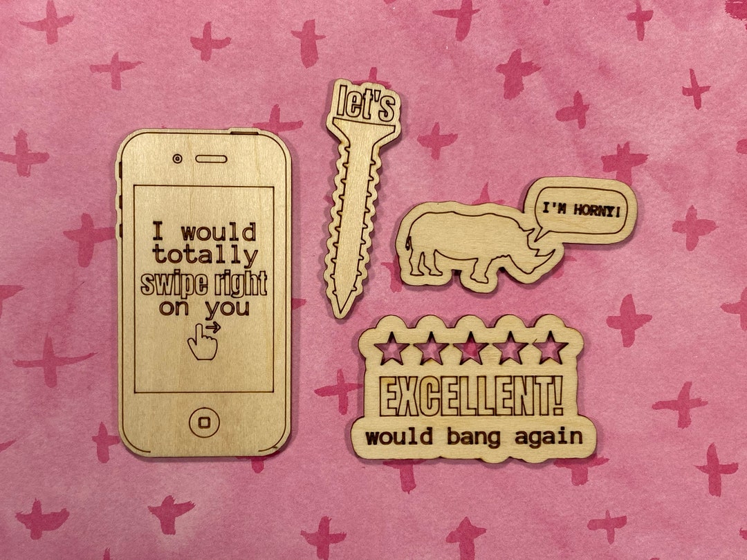 Snarky Love adult Wood Veneer Valentine Scrapbooking - Etsy