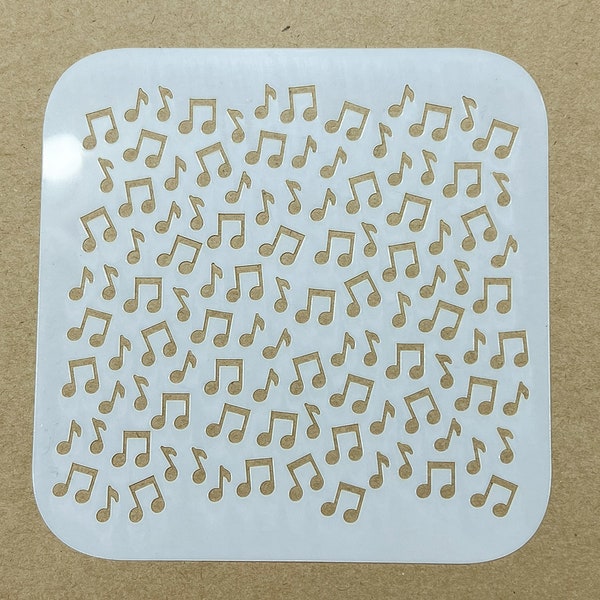 Music Note Stencil - Etsy