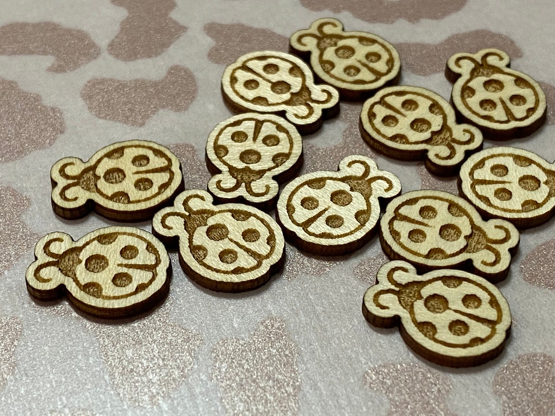 Ladybug Sprinkles Wood Veneer Scrapbooking Embellishment - Etsy