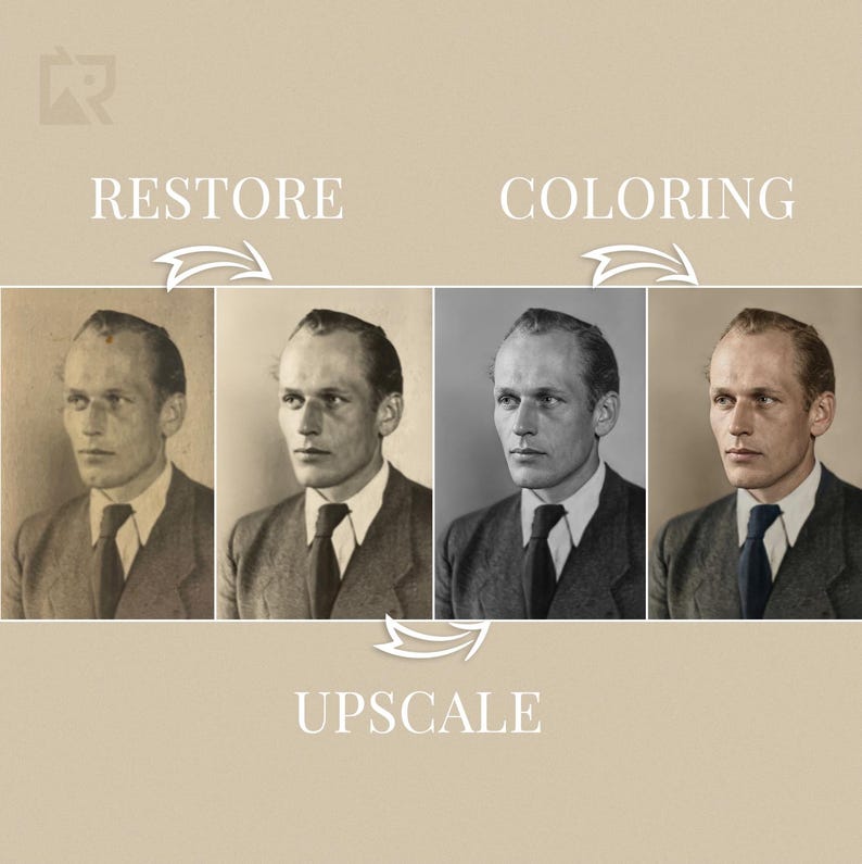 3pack, Professional Photo Restoration & Colorization Service, Restore ...