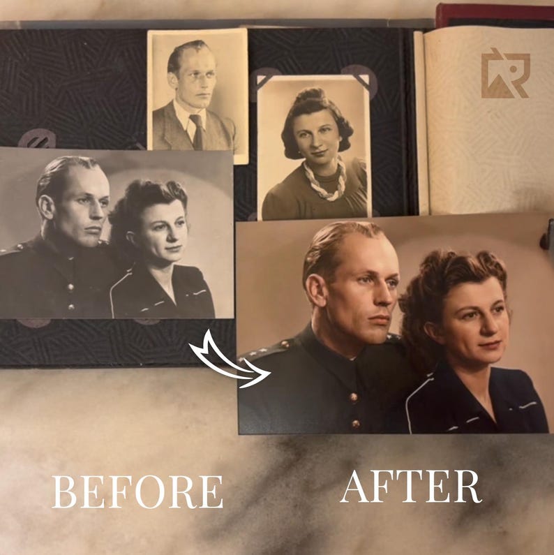 3pack, Professional Photo Restoration & Colorization Service, Restore ...