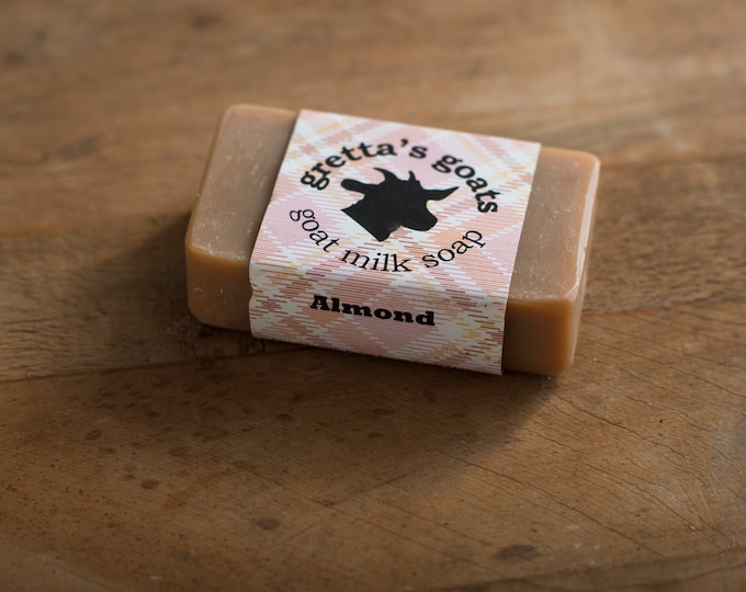 Almond Goat Milk Soap From Hand Milked Goats That Graze on Organically ...