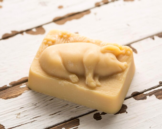 Organic Goat Milk Soap in the Shape of a Pig - Etsy