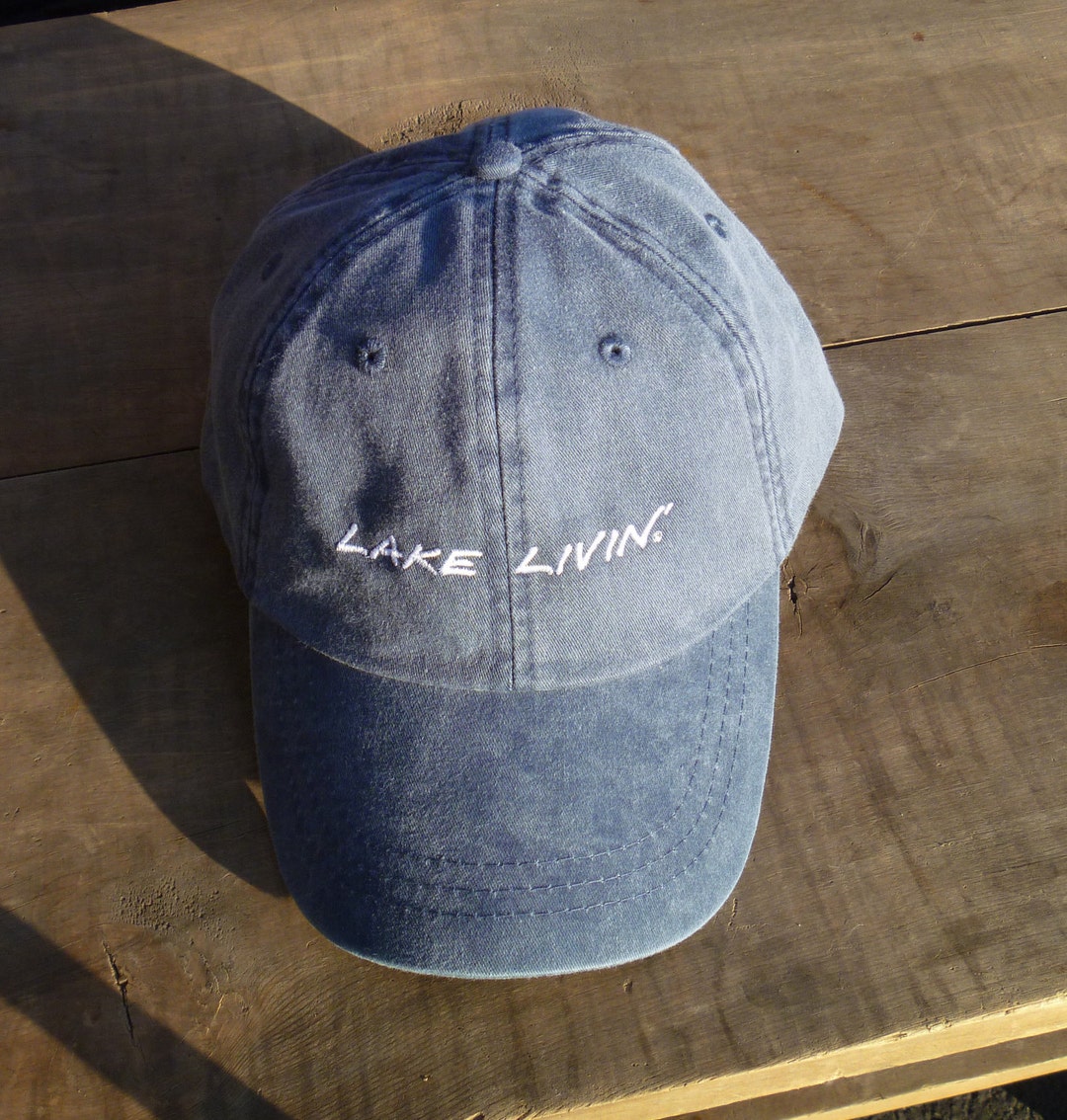 Lake Livin' Embroidered Cap - Etsy