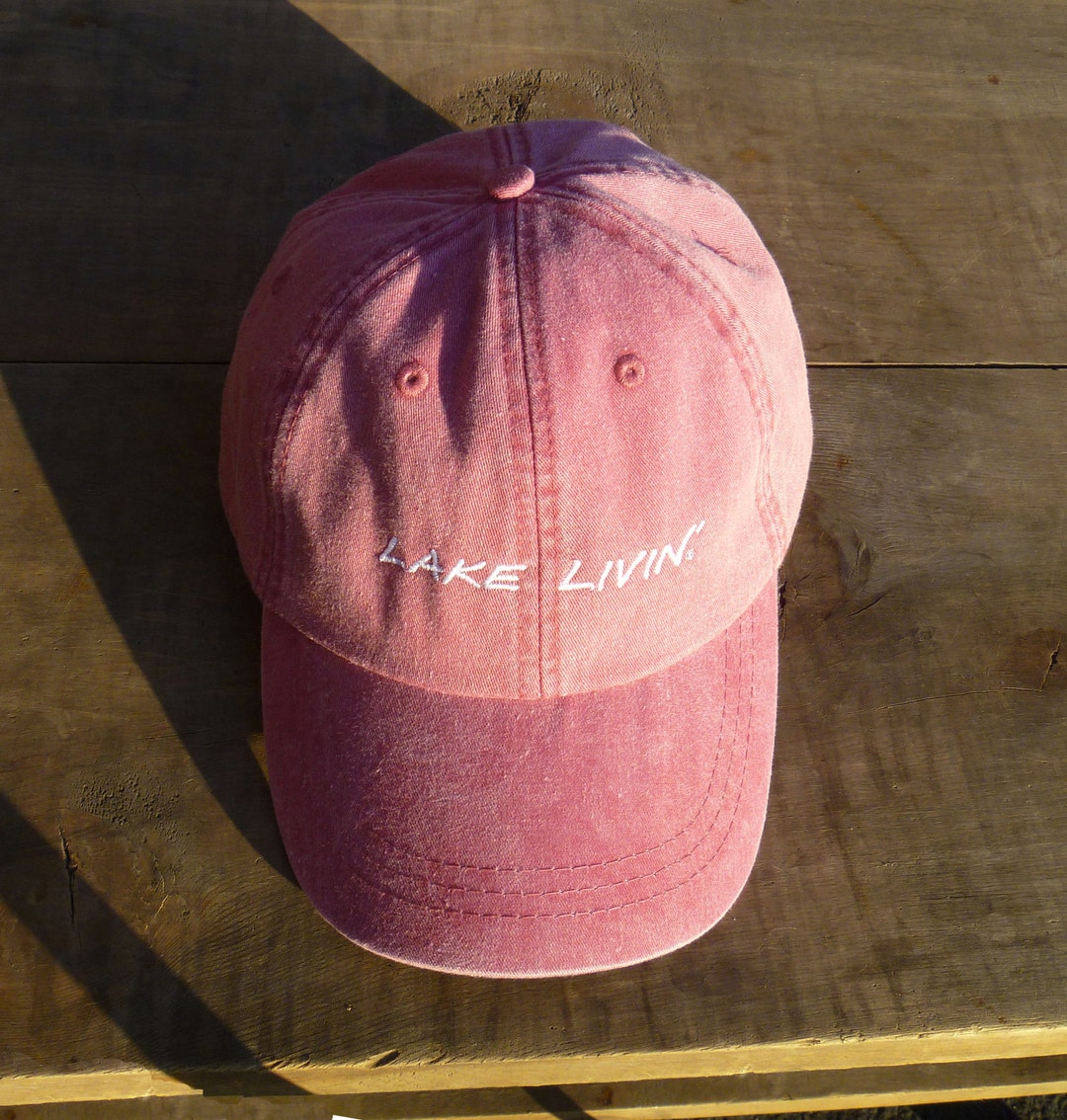 Lake Livin' Embroidered Cap - Etsy