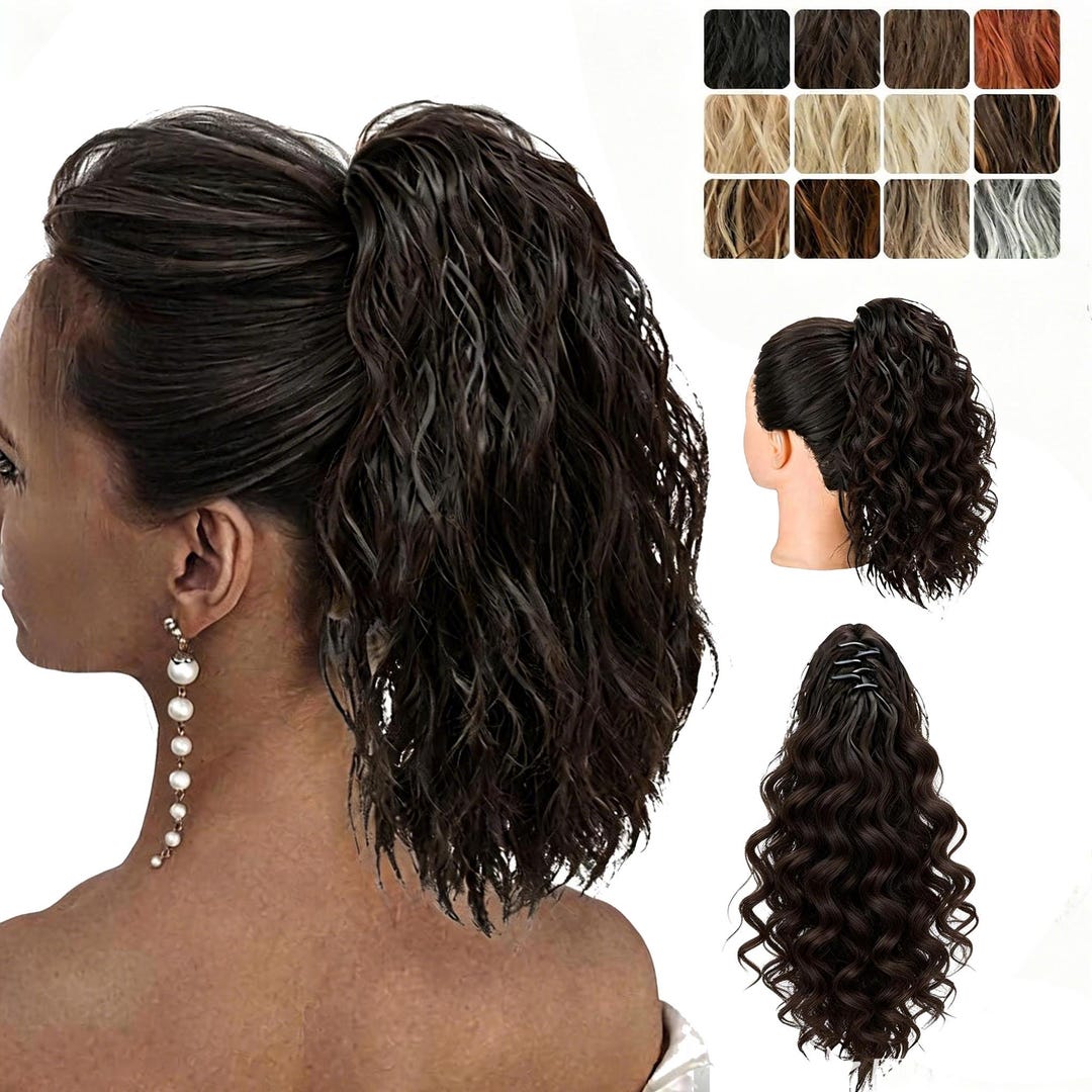 Ponytail Extension Hair Extension, Fake Ponytail, Fake Hair, Clip in ...