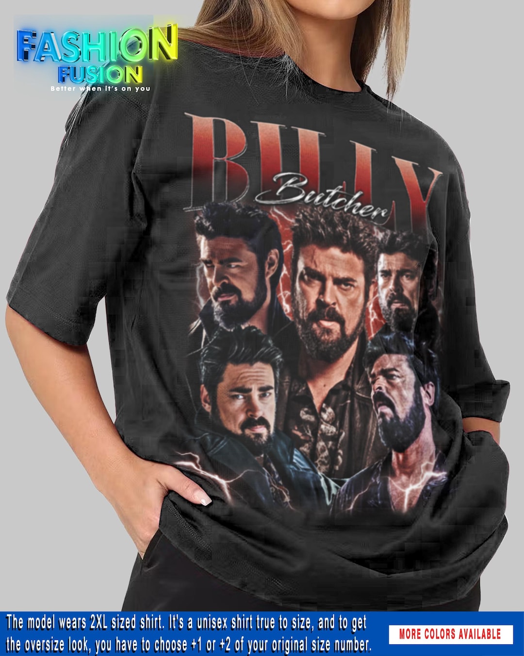 Vintage Billy Butcher Shirt Bootleg T-shirt T-Shirt Unisex Geschenk T ...