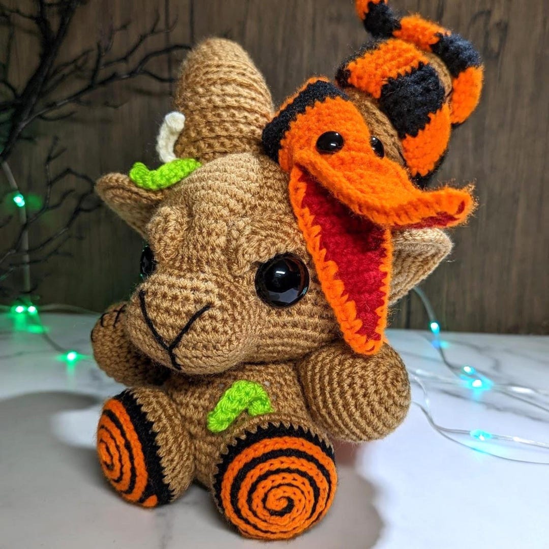 Oogie Goat & Snake Crochet Pattern – Spooky Halloween Amigurumi (PDF ...