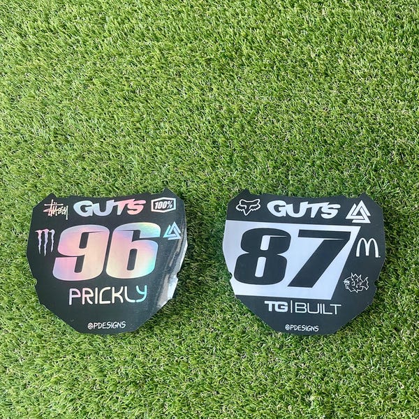 Guts Front Plate Decal - Etsy