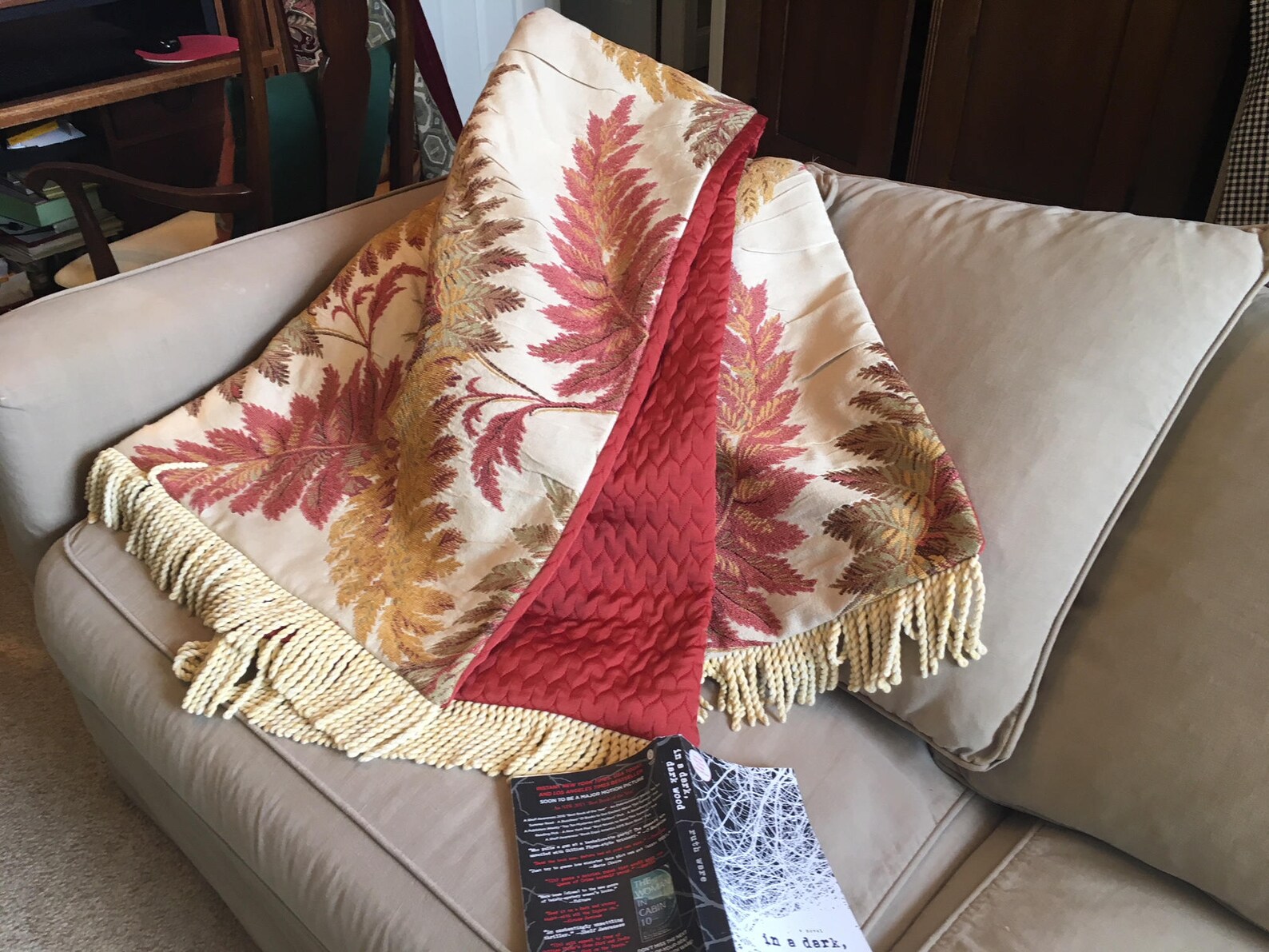 Designer Throw Blanket Garden Ferns Florals Warm Unique - Etsy