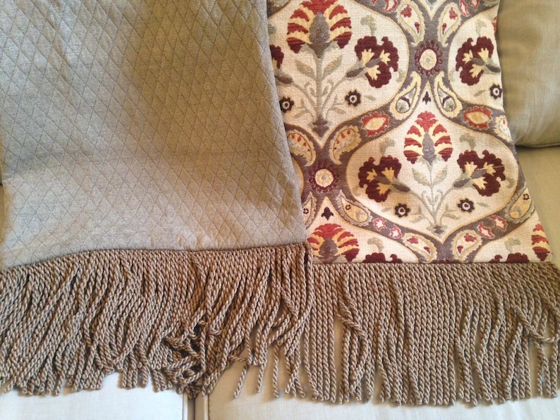 Moroccan Throw Blanket Luxurious Mediterranean Tapestry | Etsy