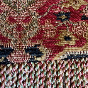 Medieval Tapestry Look Throw Blanket, Red Black Old World Design ...