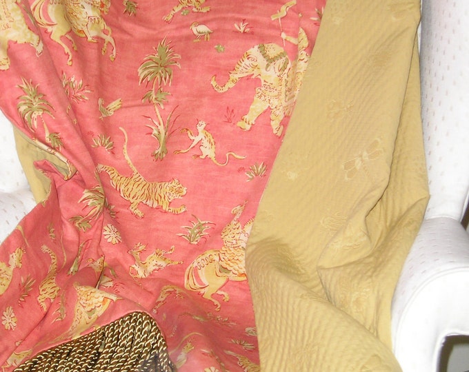 Jungle Circus Animal Print Throw Blanket Girl Bedding - Etsy